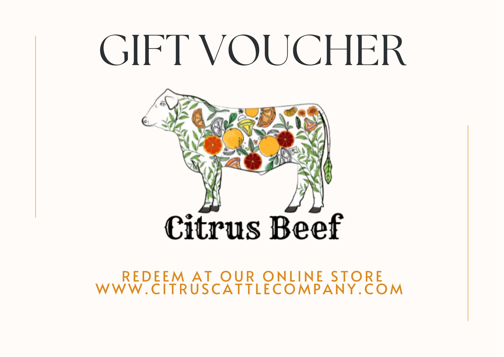 CITRUS BEEF GIFT CARD (10lb Ground Beef) – Citrus Cattle Company LLC